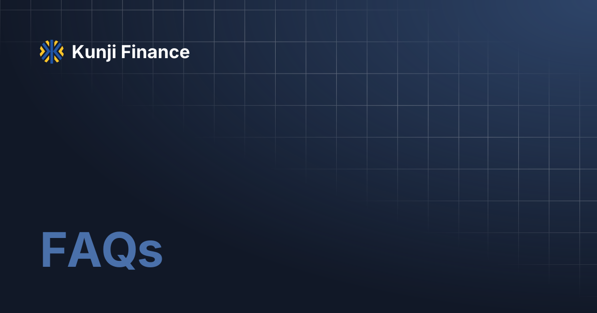 FAQs | Kunji Finance